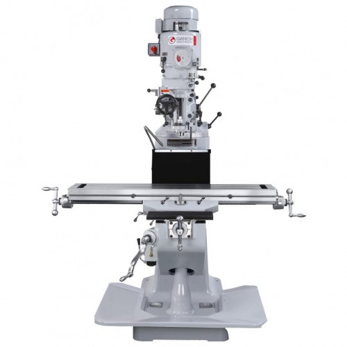 GANESH GMV-2F VERTICAL MILLING MACHINE WITH 9" x 50" TABLE 3 HP ...